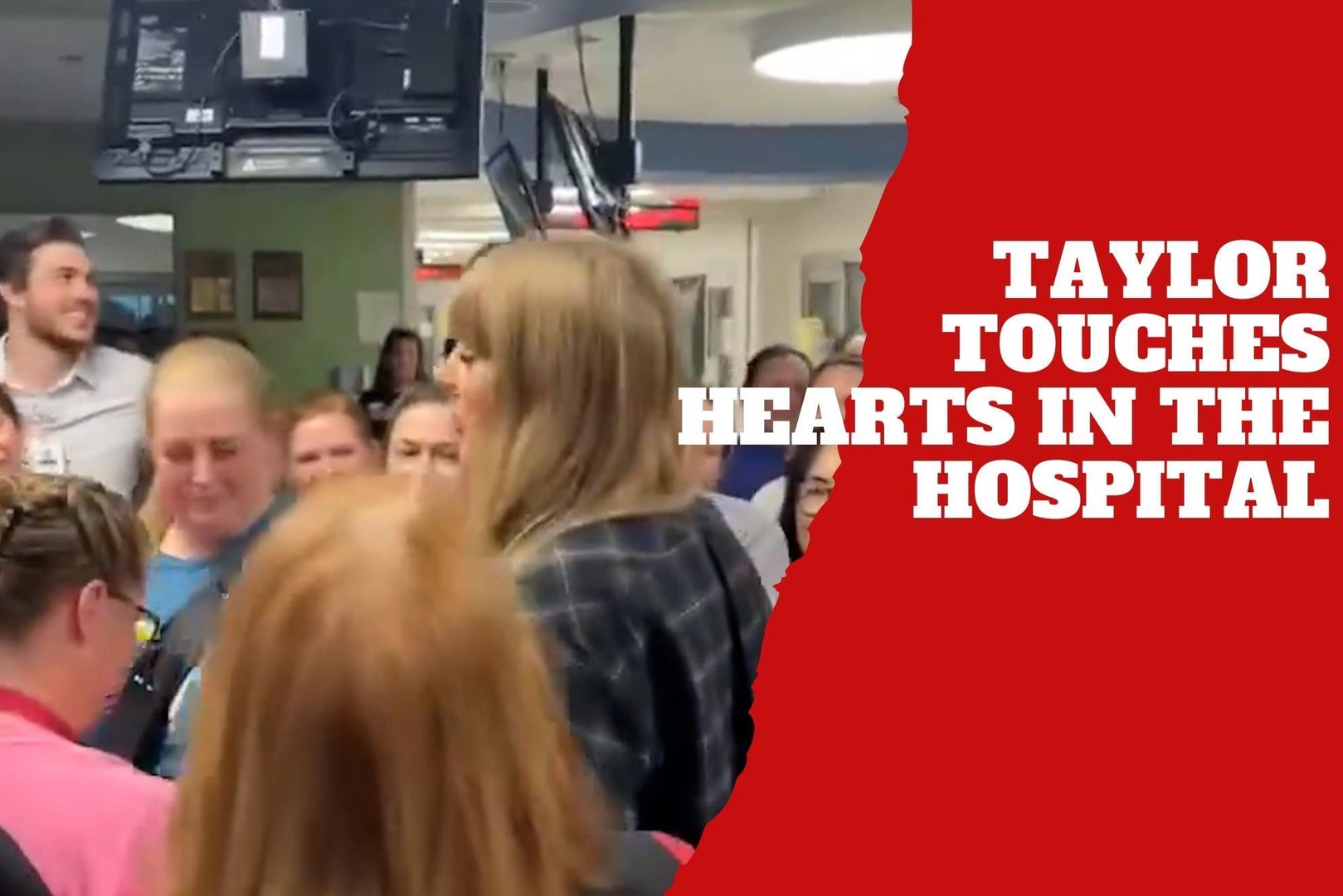 Taylor Swift touches by showing her human side during a unique visit to ...
