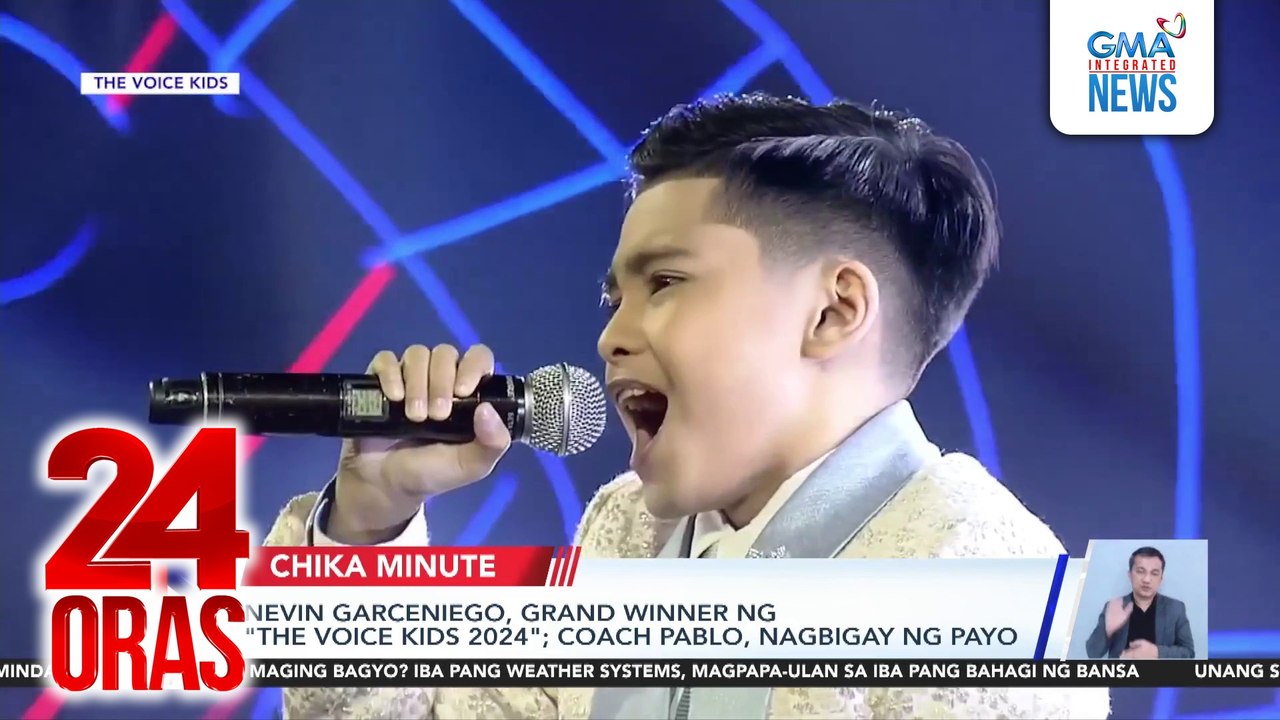 Nevin Garceniego, grand winner ng "The Voice Kids 2024"; Naya Ambi ...