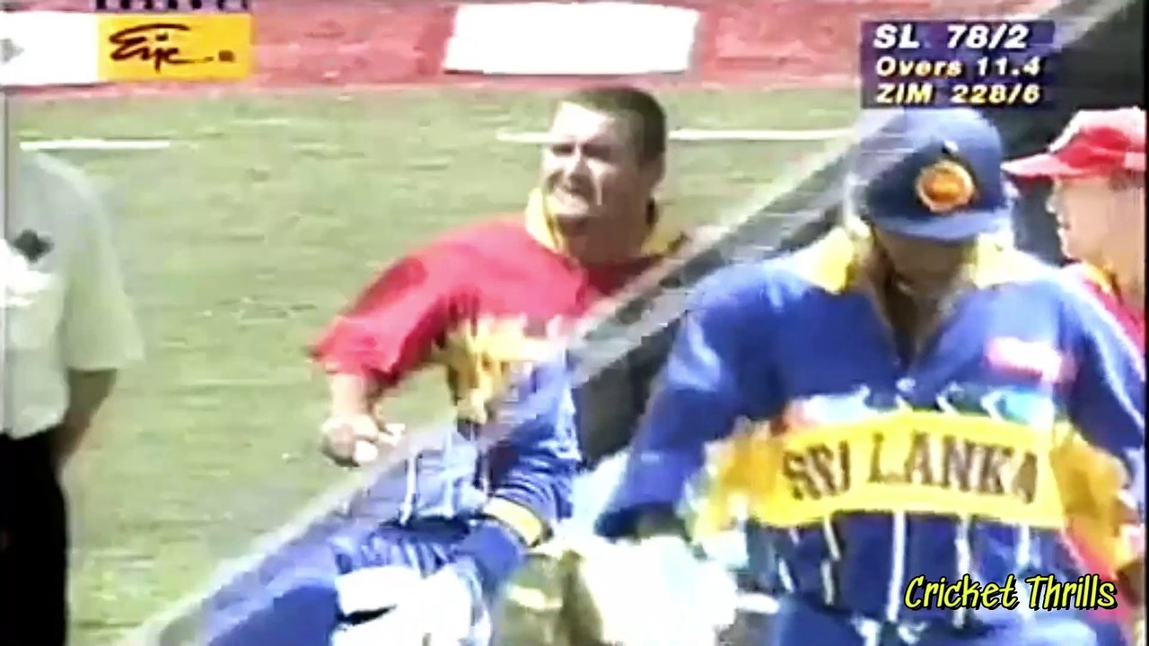 Asanka Gurusinha batting 87 vs Zimbabwe in 1996 World Cup - video ...