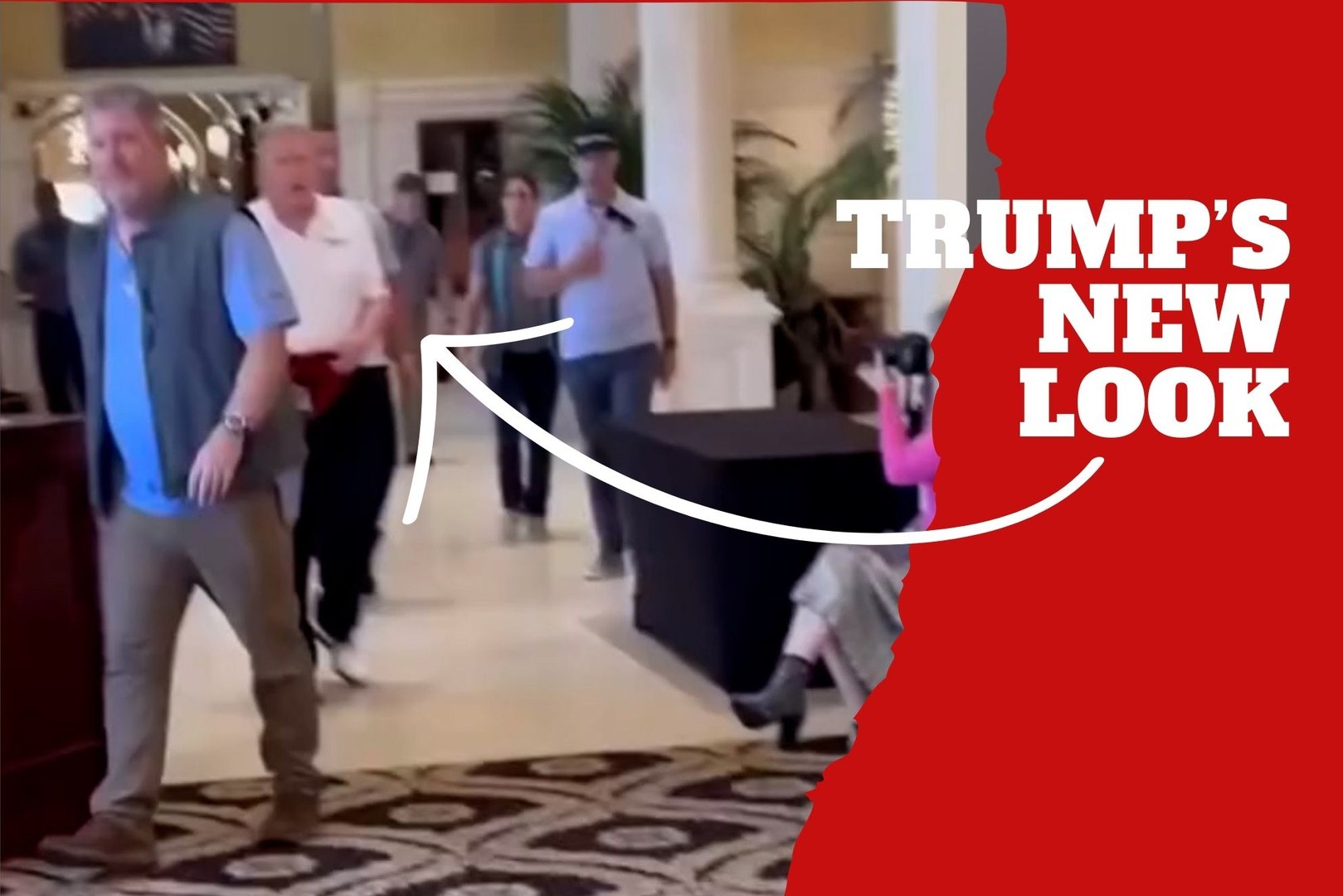 Trump stuns with bold new look - MARCA TV English