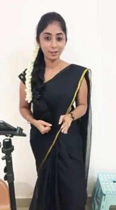 Sharmy Beauty Black Saree Video 5 in Dailymotion - video Dailymotion