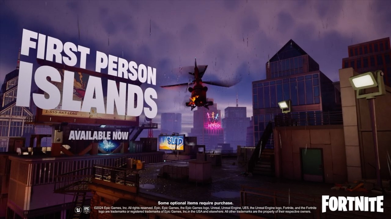 Fortnite Official First-Person Camera Creator Made Islands Trailer ...