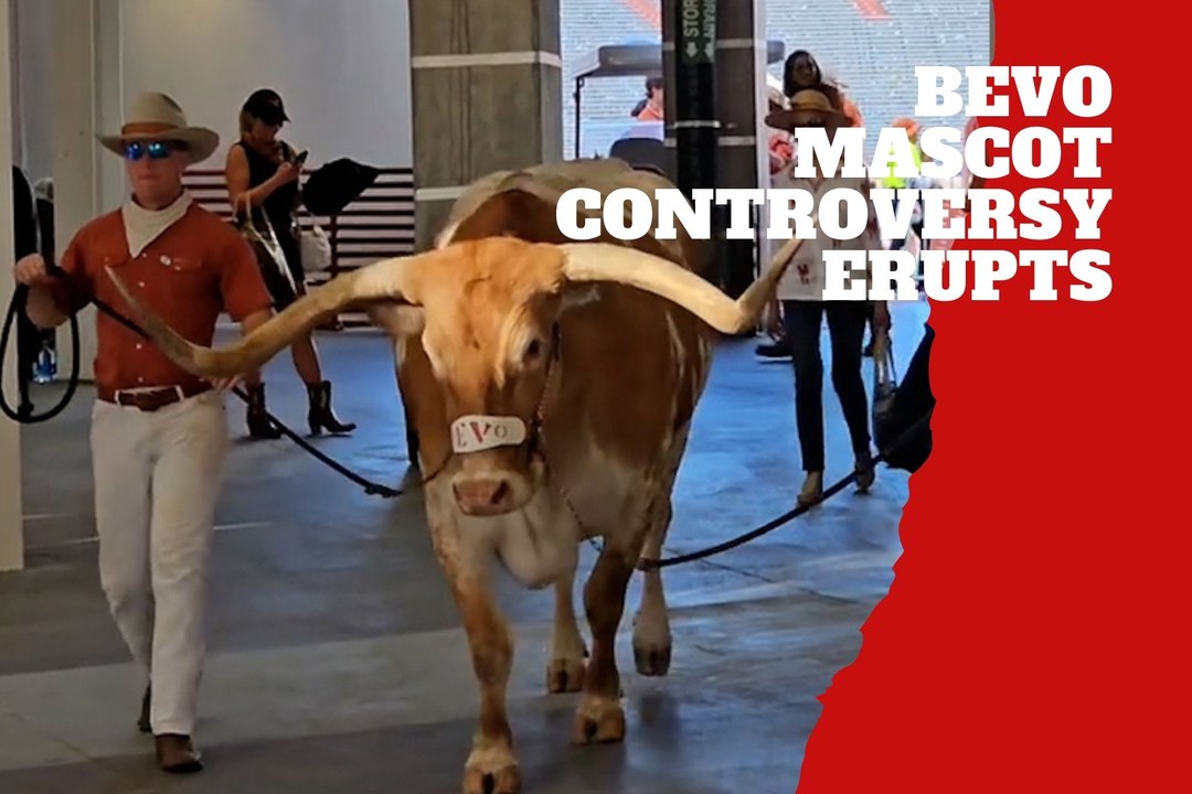 Texas Longhorns spark outrage with Bevo mascot controversy - Vídeo ...