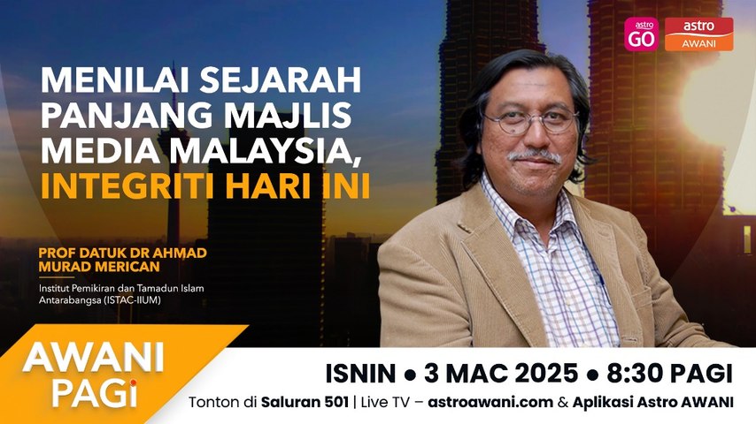 AWANI Pagi: Menilai sejarah panjang Majlis Media Malaysia, integriti ...