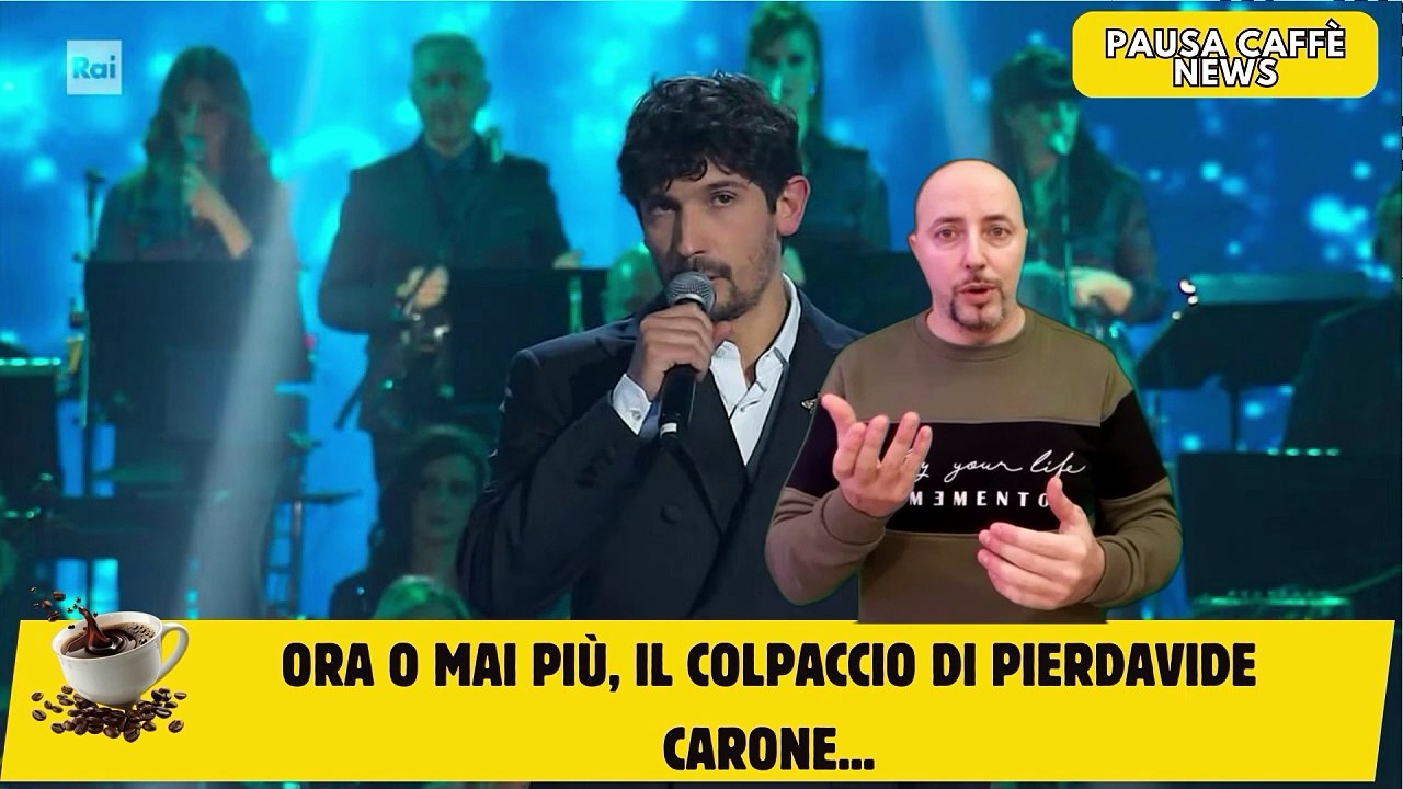 Ora o mai più, il colpaccio di Pierdavide Carone... - Video Dailymotion