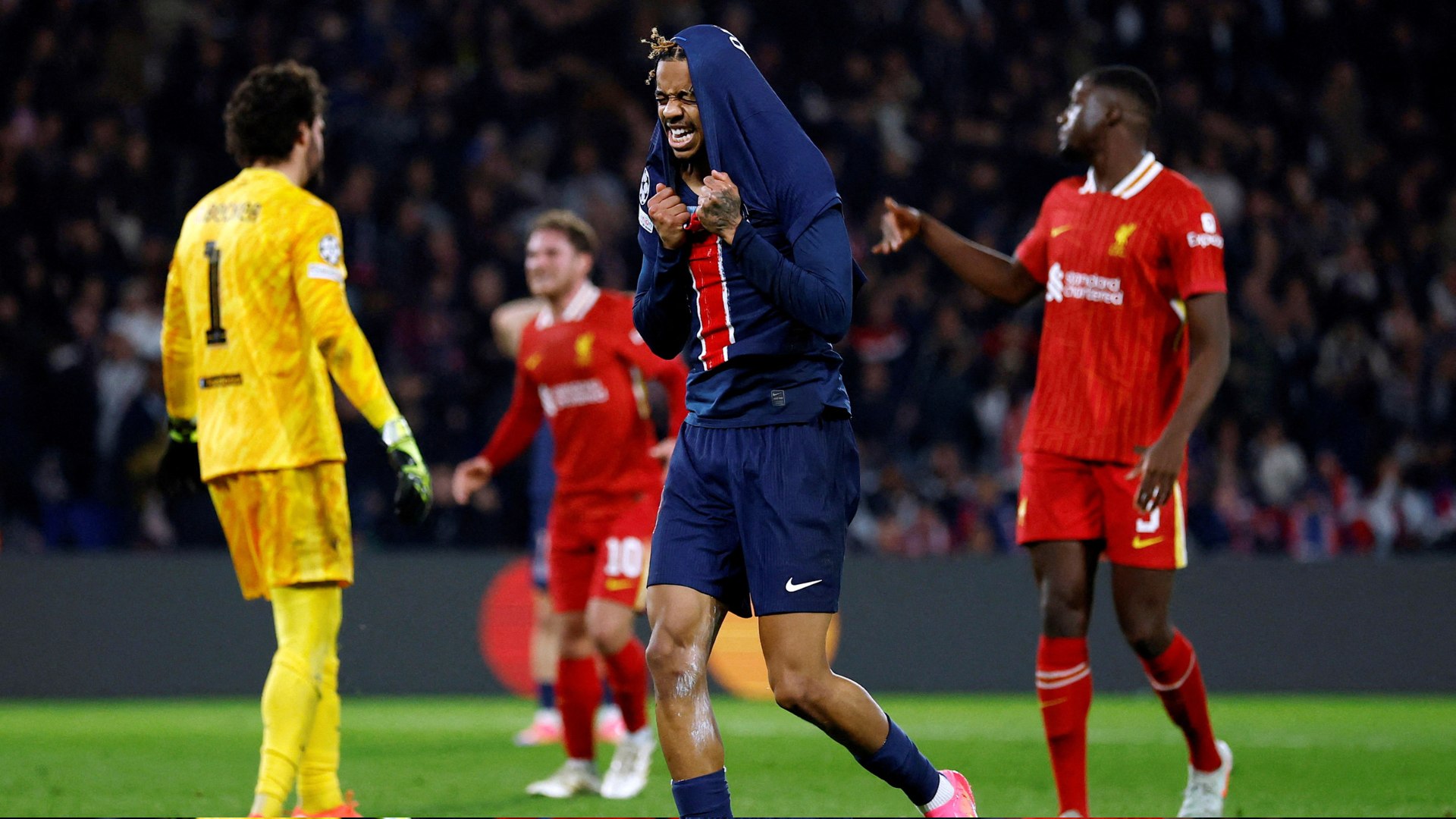 A Strong PSG Falls to Liverpool and Will Seek a Historic Comeback at ...
