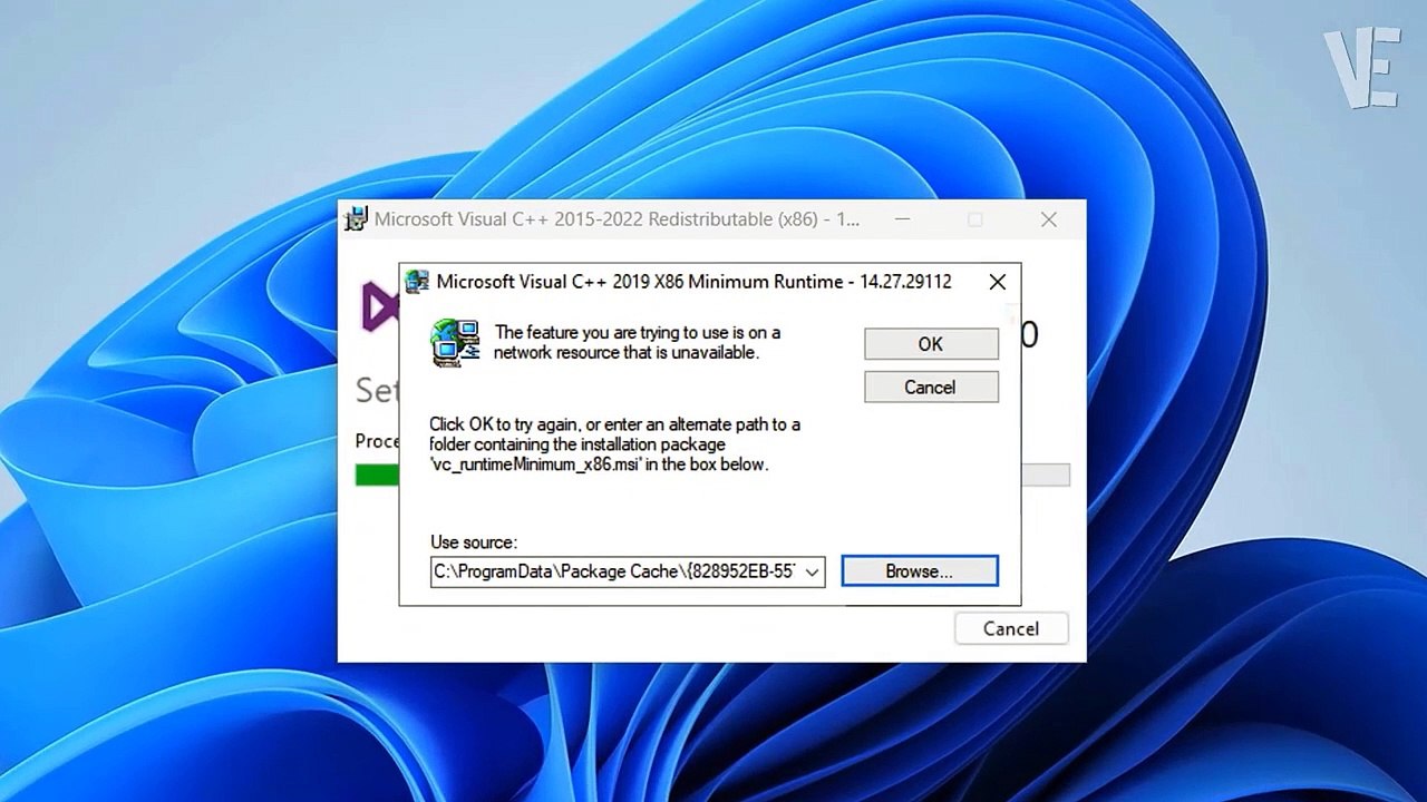 Solved - The feature you are trying to use is on a network resource ...