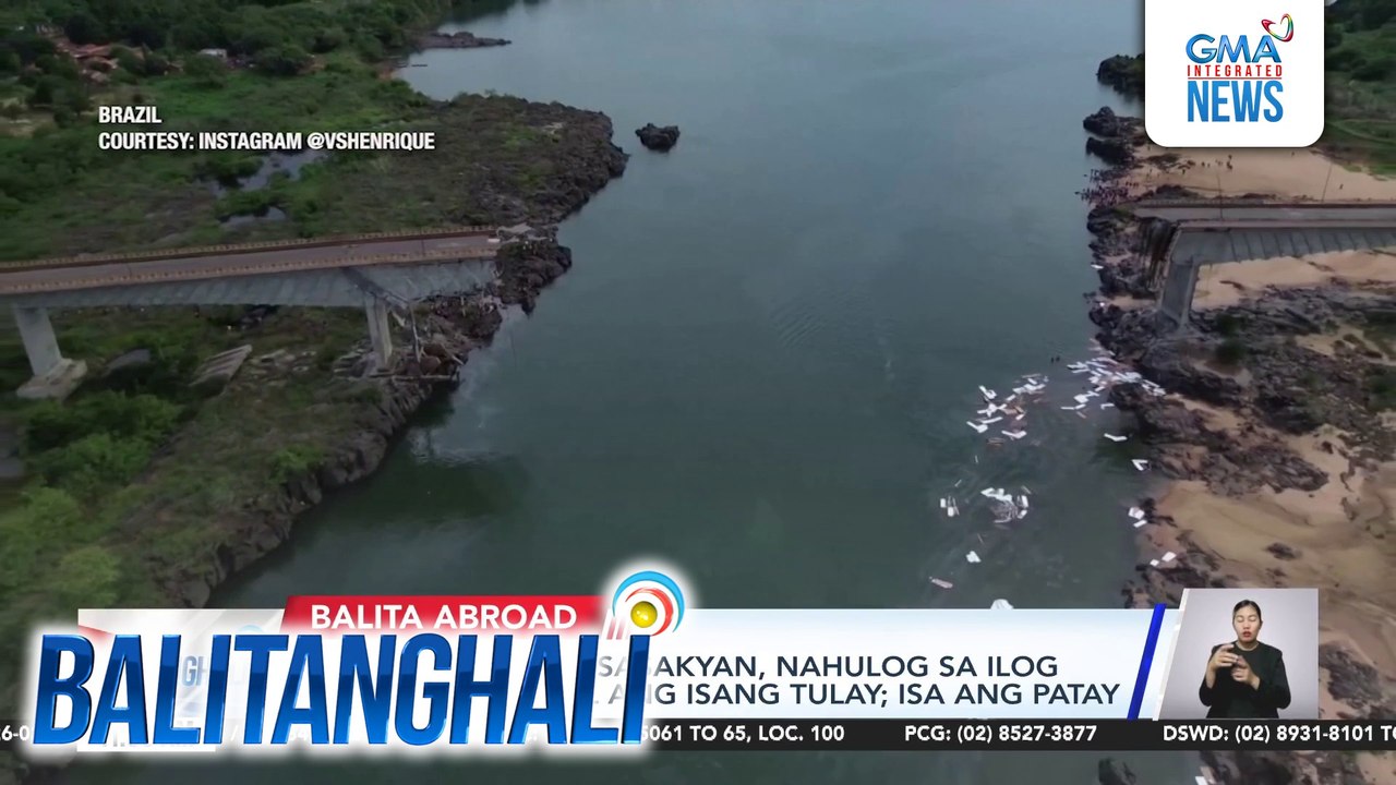 11 pasahero ng 4 sasakyan, nahulog sa ilog matapos maputol ang isang ...