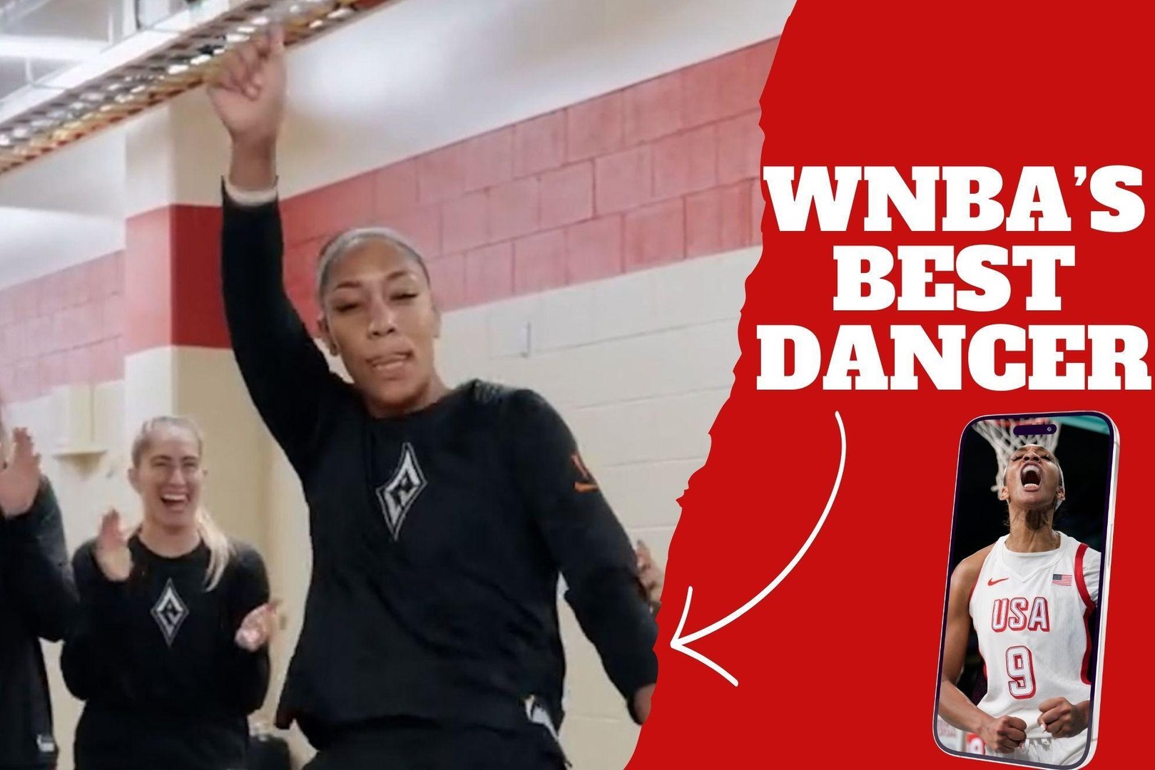 A'ja Wilson?s electrifying moves before a game shows why she?s the WNBA ...