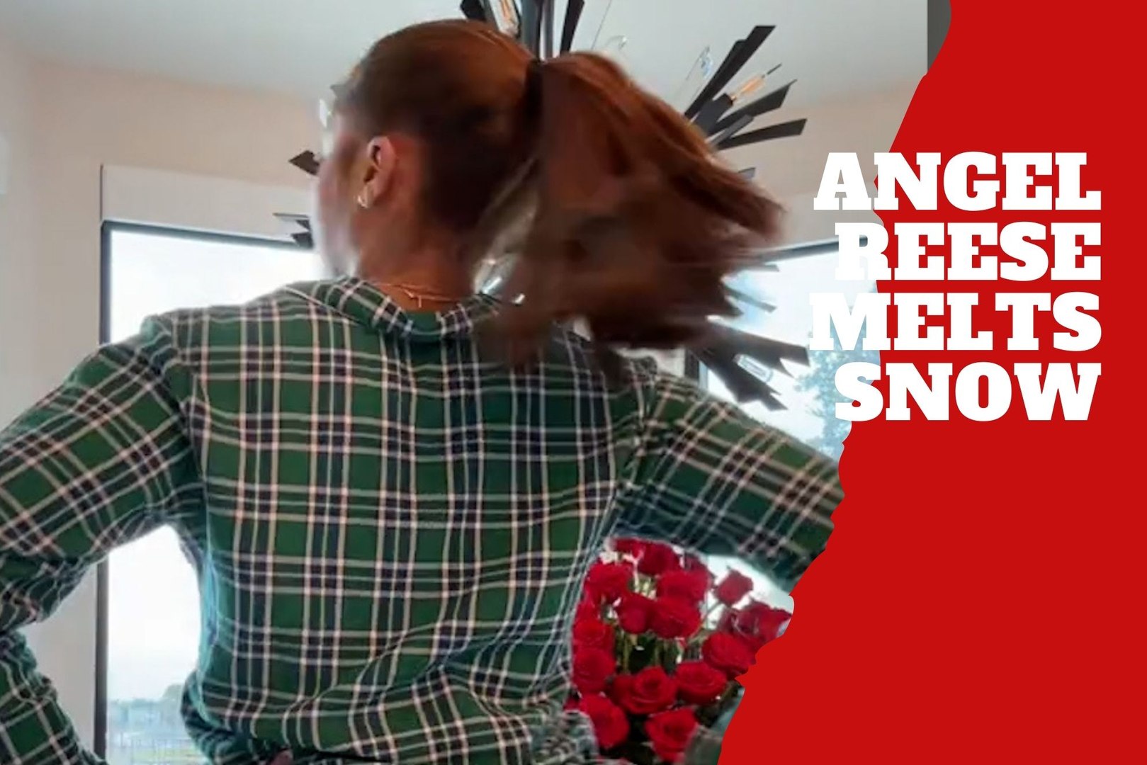 Angel Reese melts holiday snow - MARCA TV English