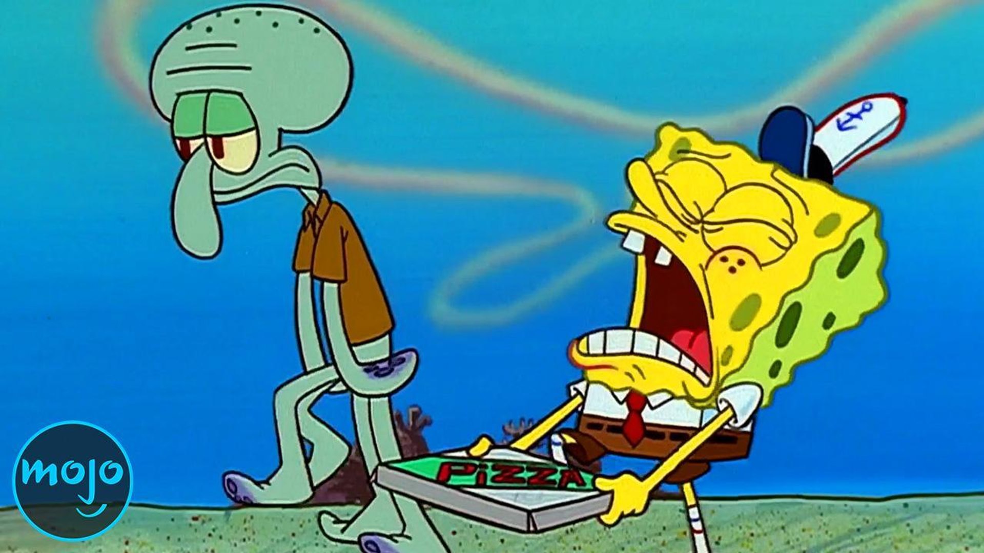 Squidward And Spongebob Connected Heart