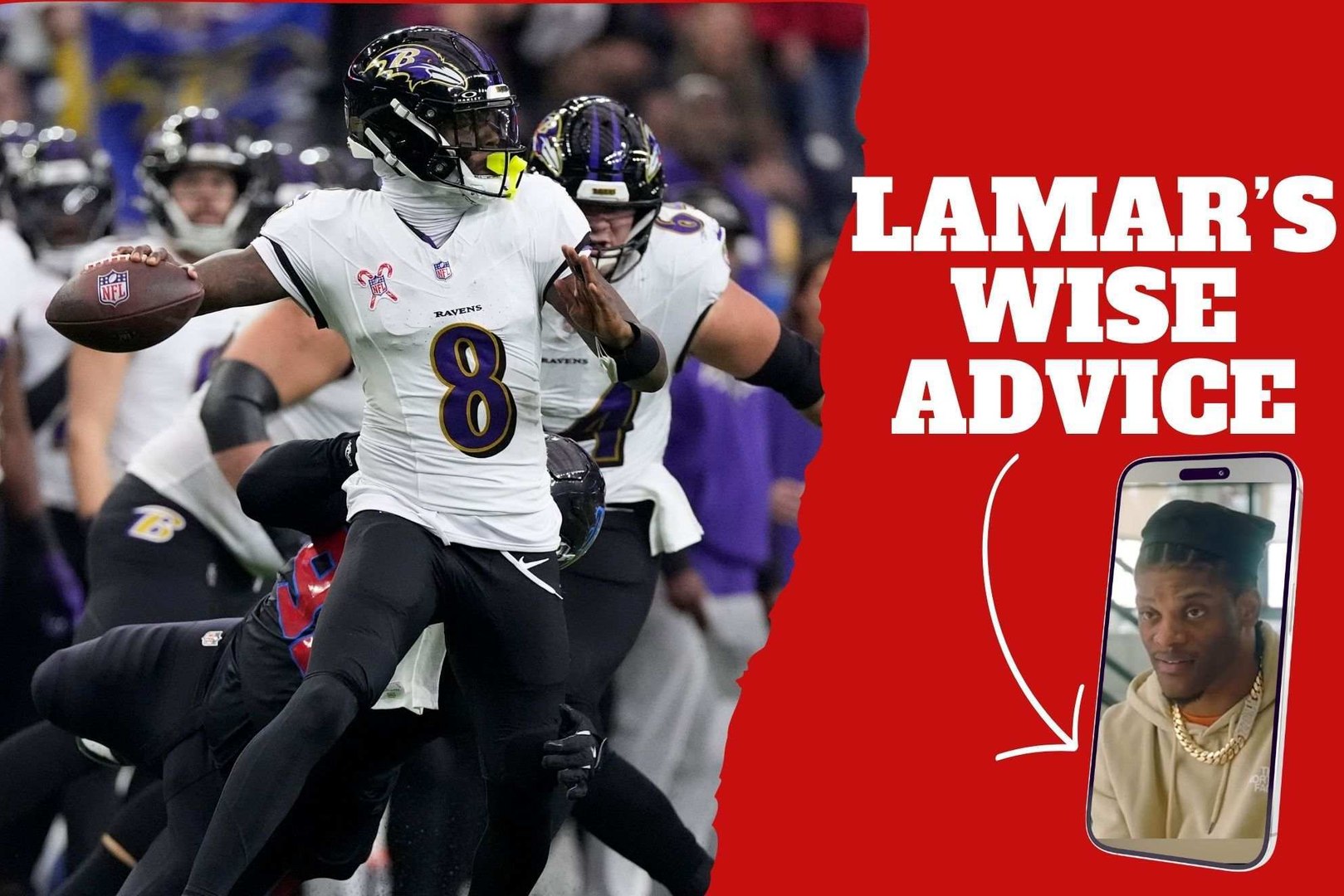 2-time NFL MVP Lamar Jackson gives a strong advice to young football ...