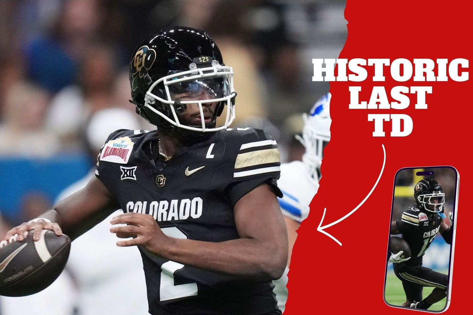 Shedeur Sanders and Travis Hunter's final and electric touchdown as Colorado Buffaloes despite ...
