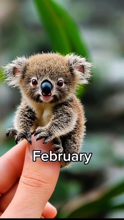 Choose the months of the new year with beautiful animals. - video ...