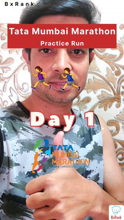 Tata mumbai marathon training day 1 | How to practice marathon | tata ...