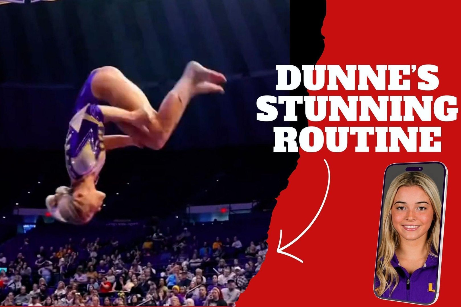 Olivia Dunne shines in a jaw dropping floor routine that has LSU Tigers ...