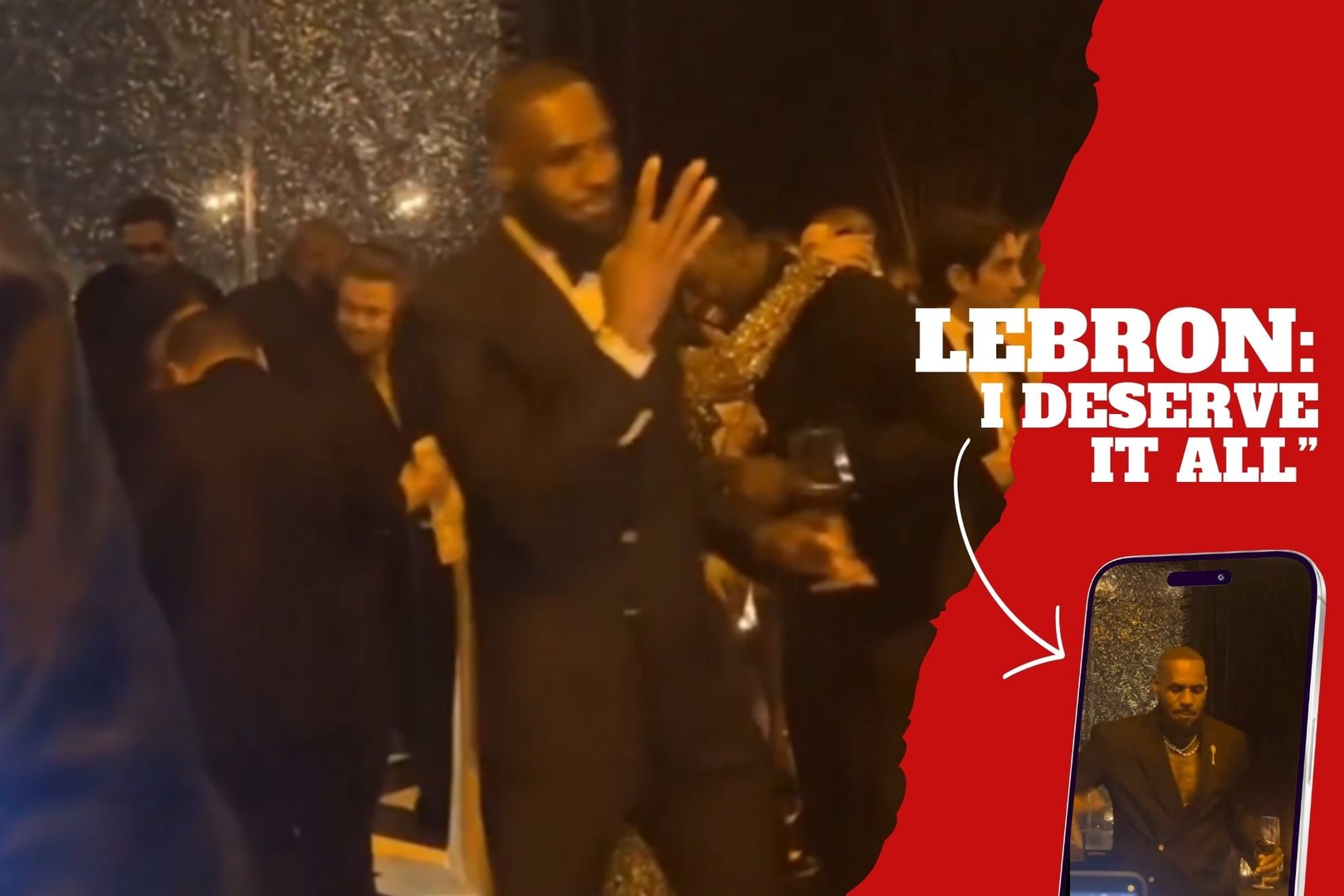 Lebron James rap performance in his 40th birthday - MARCA TV English