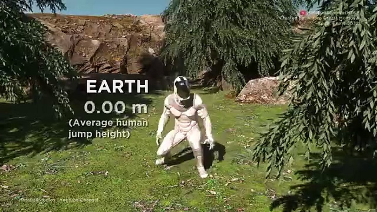 How High You Could Jump on Different Planets in 3D - video Dailymotion