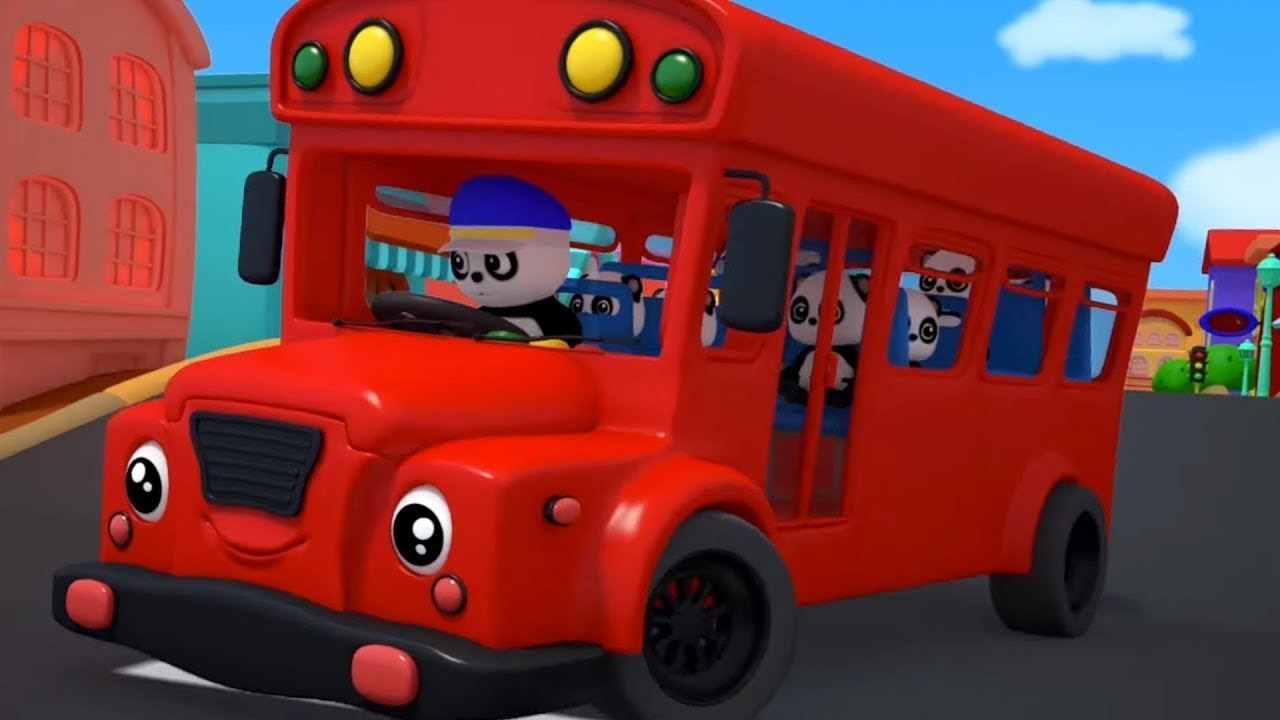 Wheels on the Bus - Fun Learning Nursery Rhyme & Kids Song - X2 Speed ...