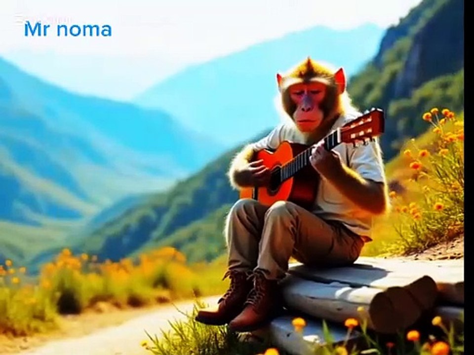 Monkey playing some 🤩 - video Dailymotion