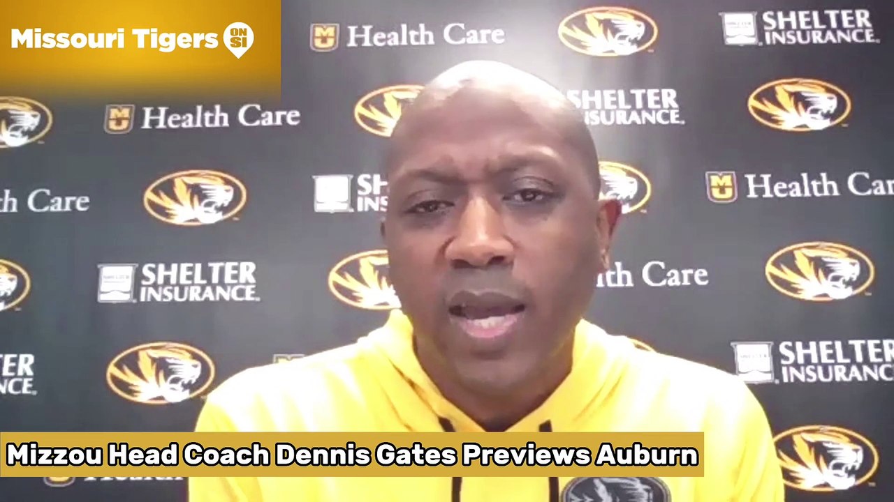Mizzou Head Coach Dennis Gates Previews Auburn - video Dailymotion