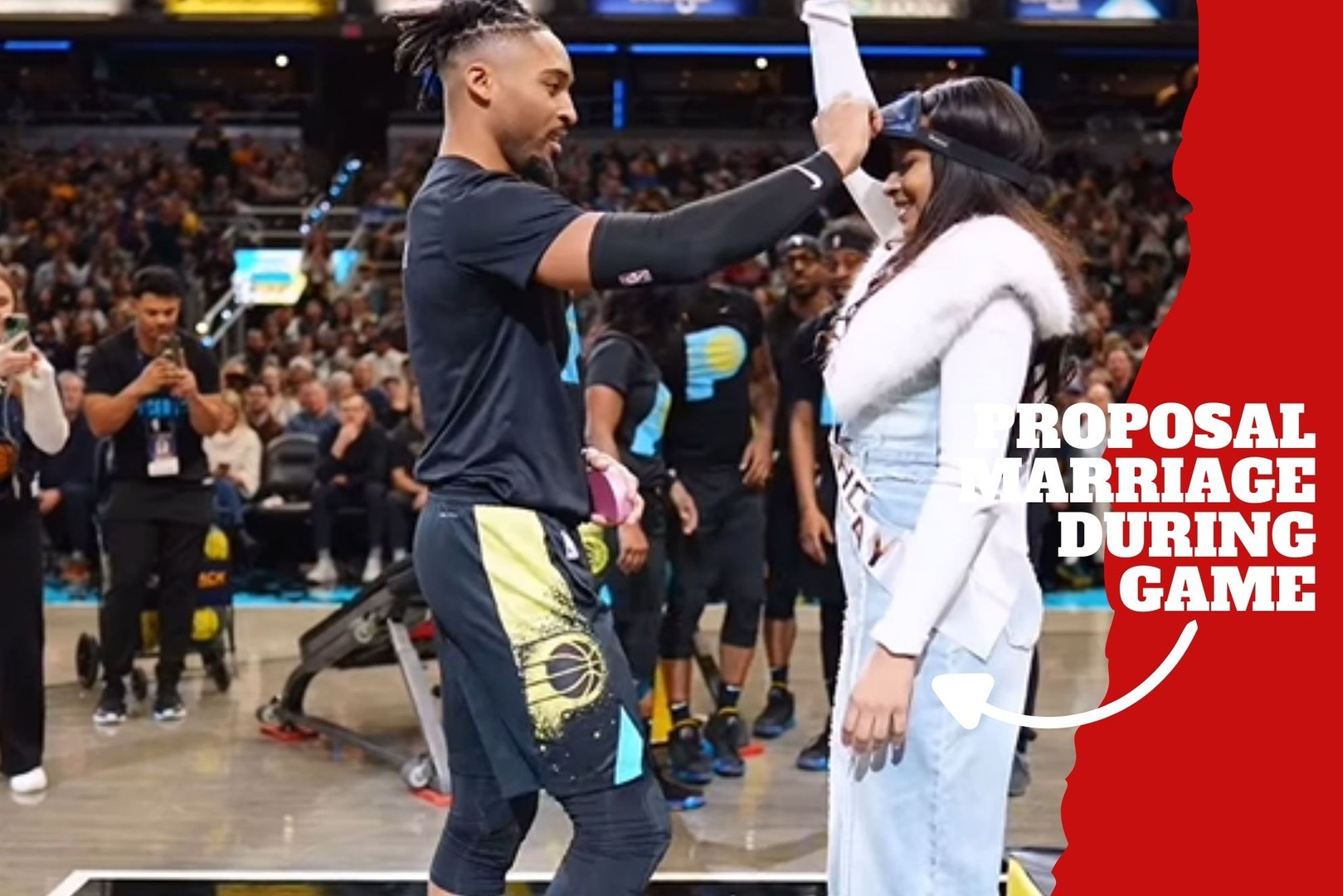 Marriage proposal during NBA game - MARCA TV English