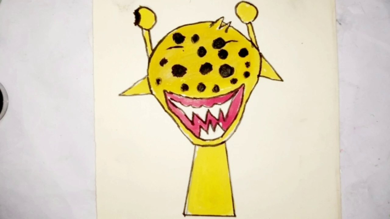 How to draw Horror Simon Incredible Sprunki - video Dailymotion