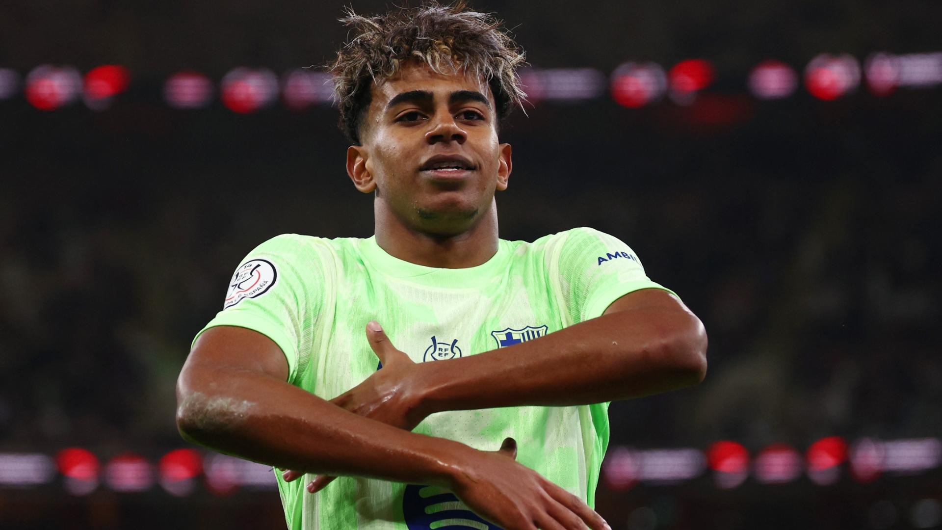 (VIDEO) The AMAZING GOAL by Lamine Yamal in The Spanish Super Cup ...