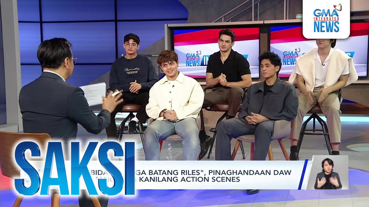 Mga bida ng "Mga Batang Riles," pinaghandaan daw nang maigi ang kanilang action scenes | Saksi ...