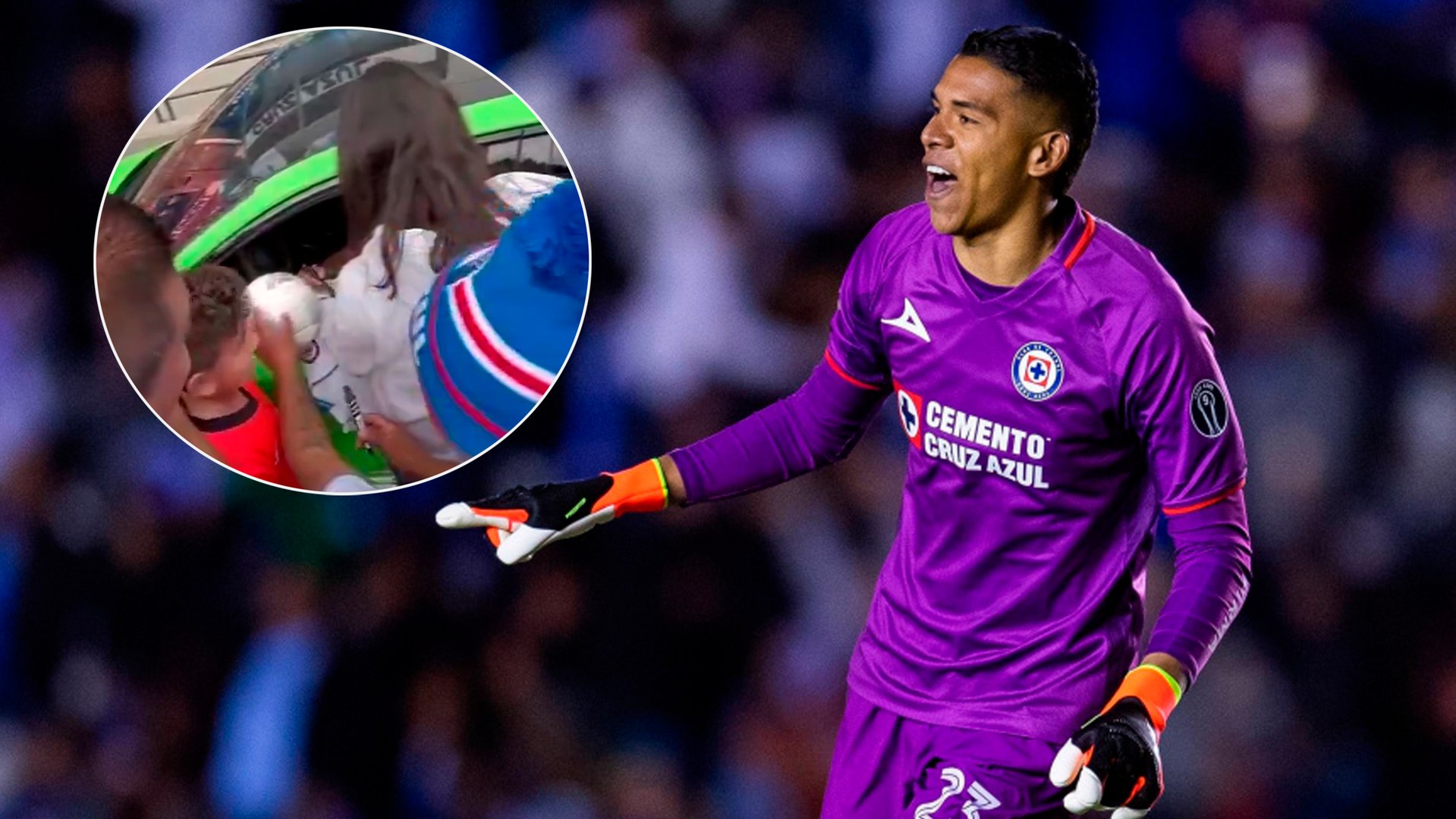 Cruz Azul: Kevin Mier atiende a los aficionados antes del inicio del ...