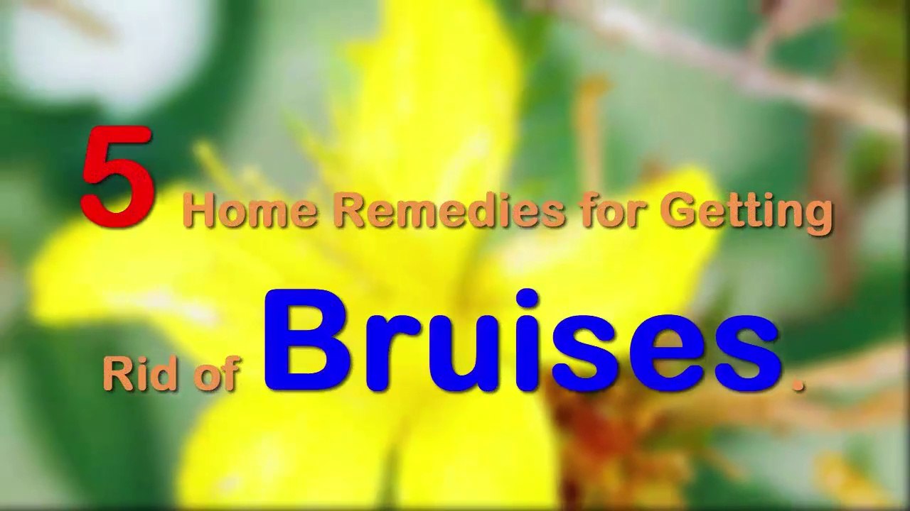 How to Get Rid of Bruises Bruise Treatment & Home Remedies - video ...