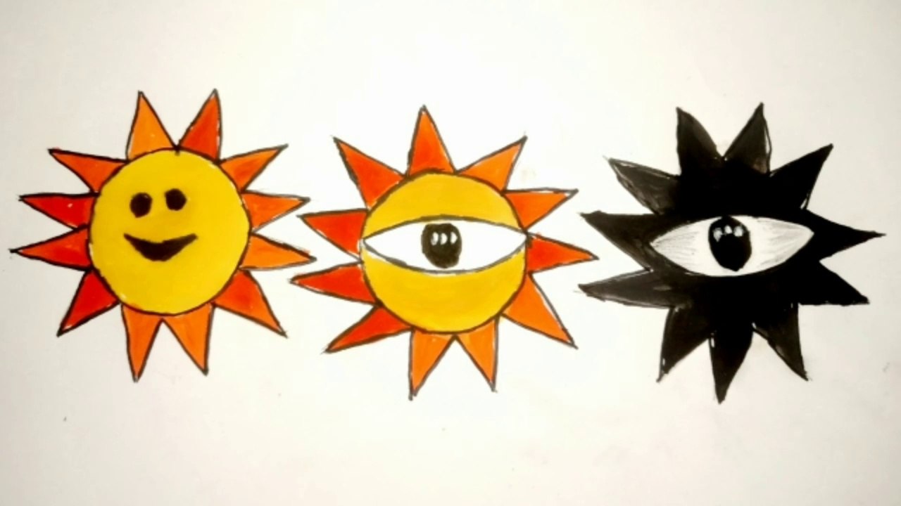 How to draw Mr.Sun Incredible Sprunki - video Dailymotion