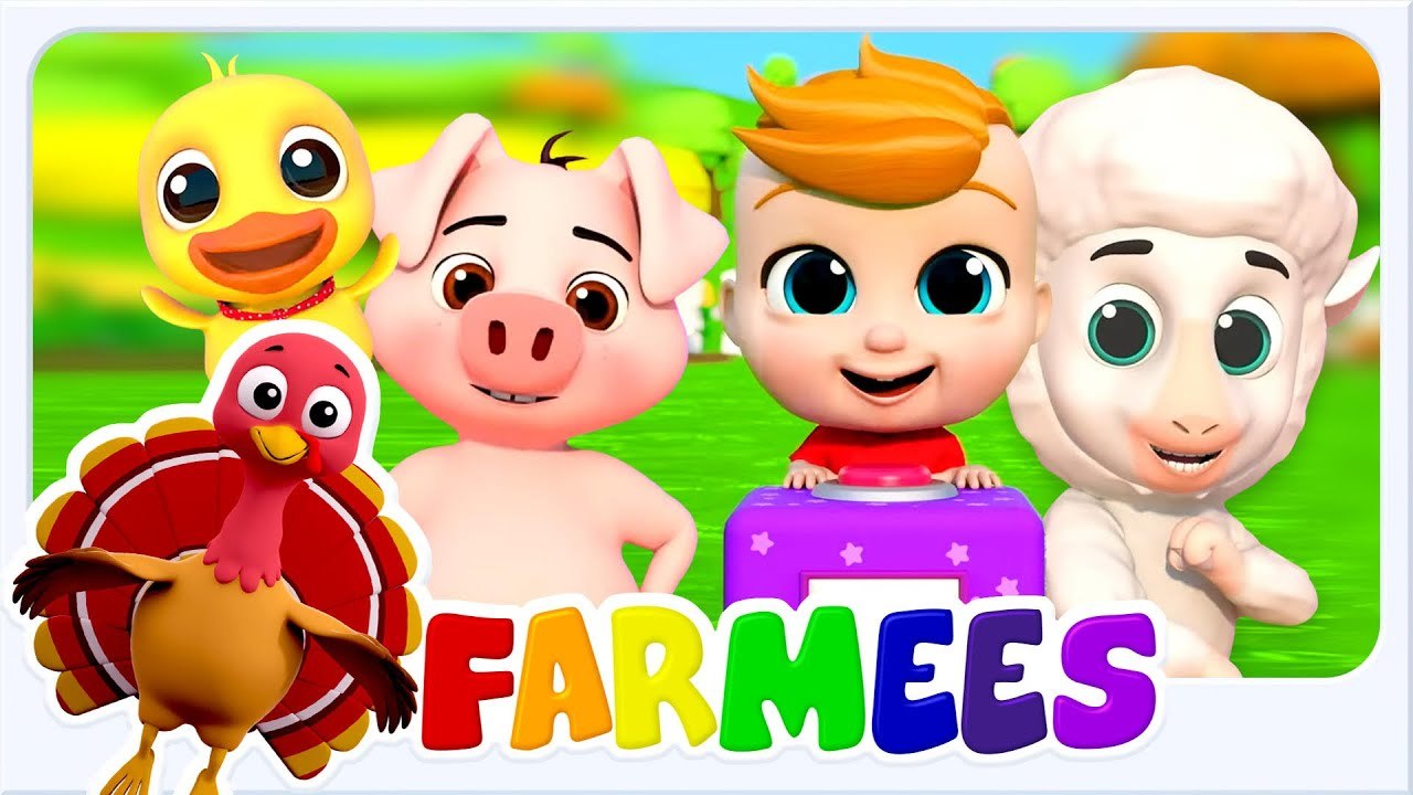 Quack Quack - Animal Sound Song + More Kids Learning Videos & Nursery ...