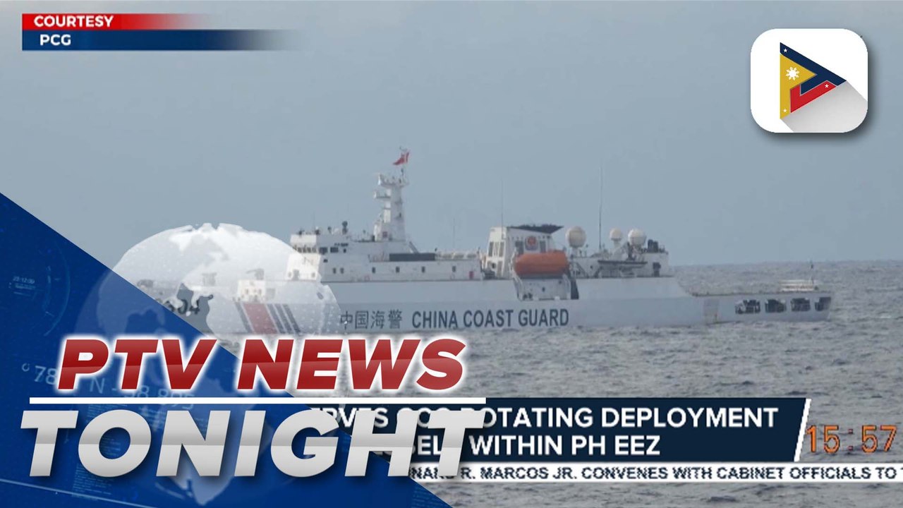 PCG observes CCG rotating deployment of vessels within PH EEZ - video ...