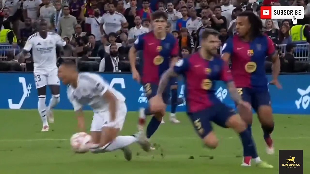 Barcelona Vs Real Madrid (5-2) Extended Highlights And Goals Spanish Super Cup Final 2025 ...