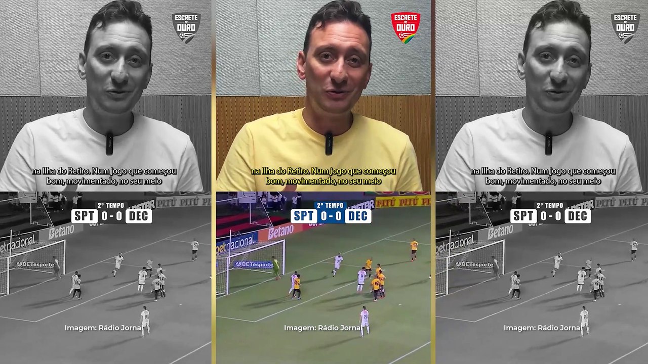 Igor Moura avalia e dá notas aos jogadores do Sport contra o Decisão ...