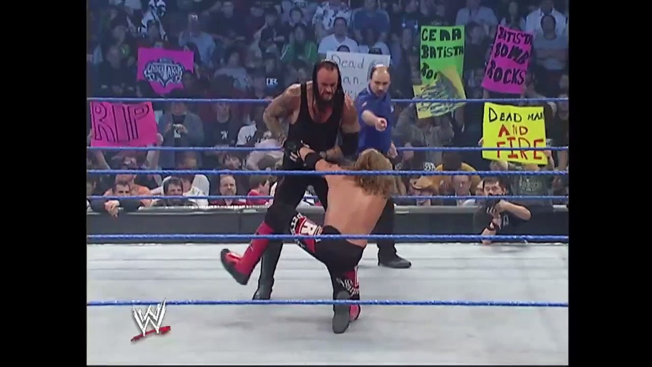 UNDERTAKER and BATISTA vs EDGE and RANDY ORTON TAG TEAM MATCH WWE ...