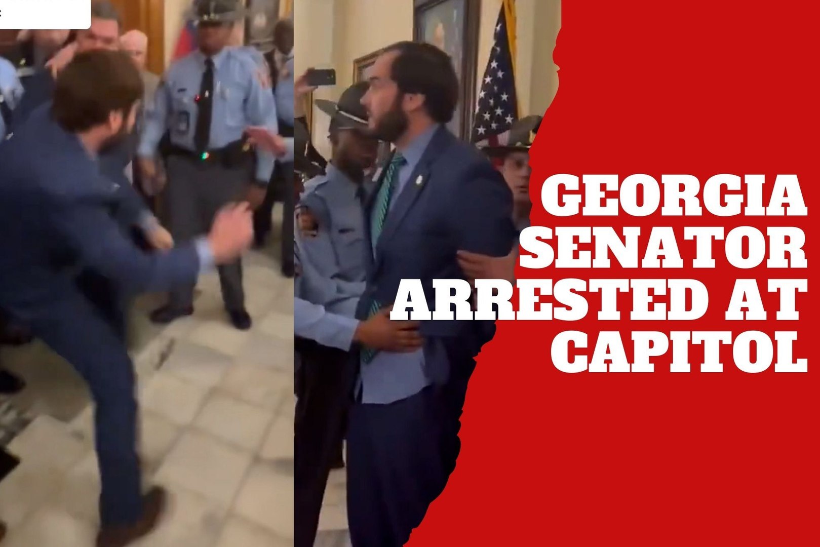 Georgia Senator Colton Moore arrested after trying to attend Governor ...
