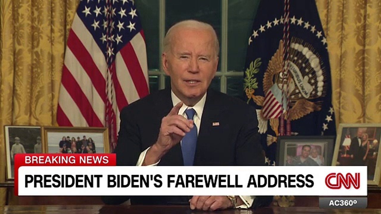 Watch President Biden's farewell address from the Oval Office - video Dailymotion