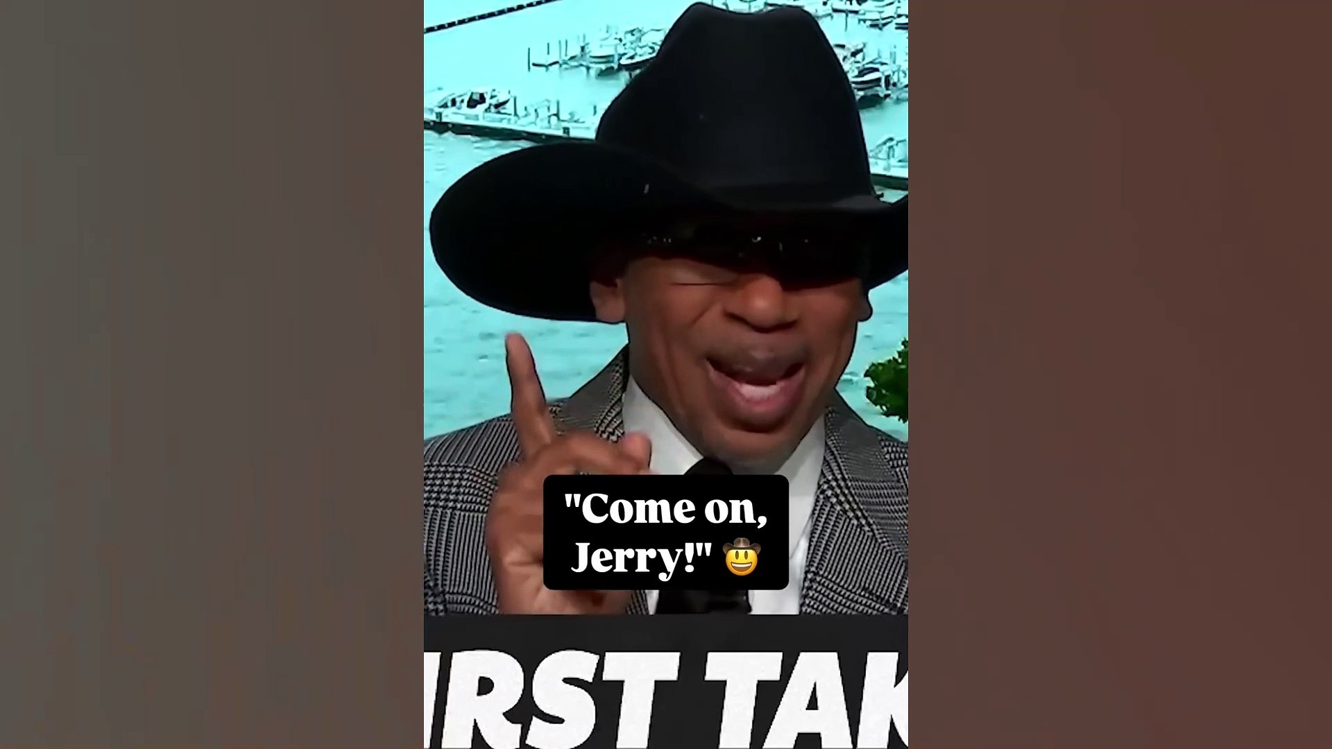 Stephen A. Smith sends a salsa song message to Jerry Jones and the ...