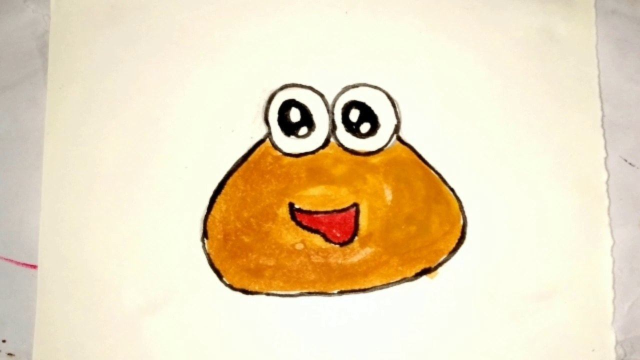 How to draw Pou - video Dailymotion