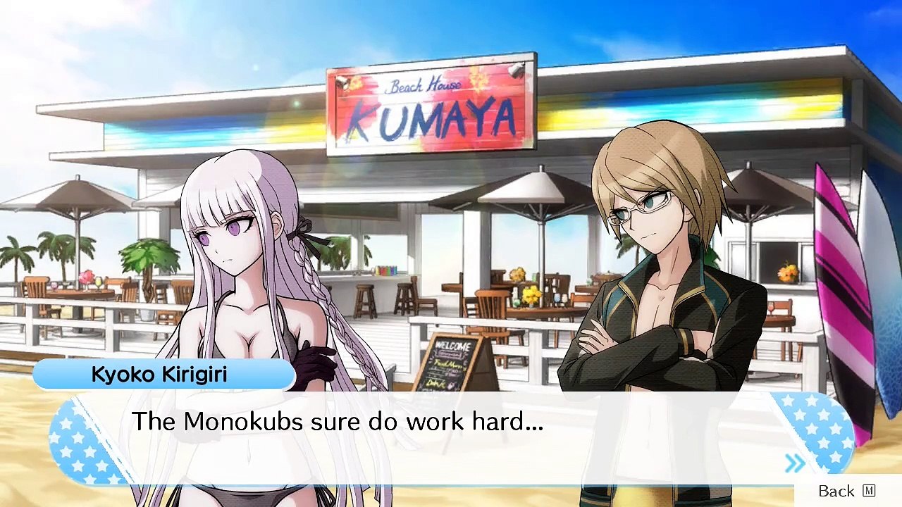 byakuya togami all events Danganronpa S: Ultimate Summer Camp - video ...