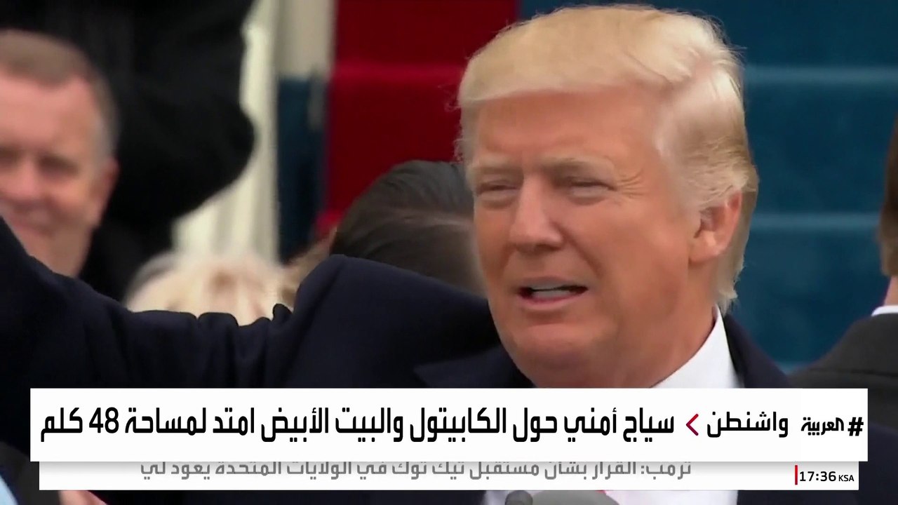 موجة قطبية تحرم الحشود الغفيرة من المشاركة في حفل تنصيب ترمب - فيديو ...