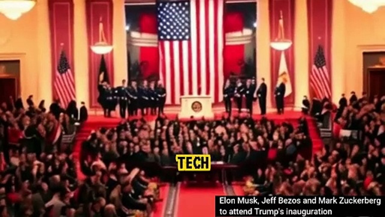 Elon Musk, Jeff Bezos and Mark Zuckerberg to Trump's inauguration # ...