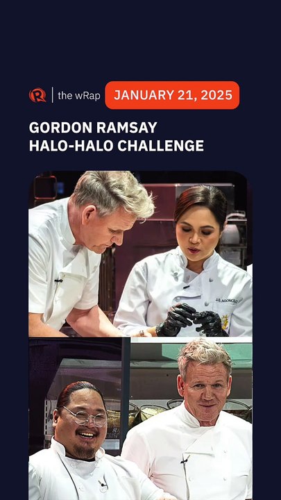 Gordon Ramsay judges Ninong Ry’s, Judy Ann Santos’ halo-halo - video ...