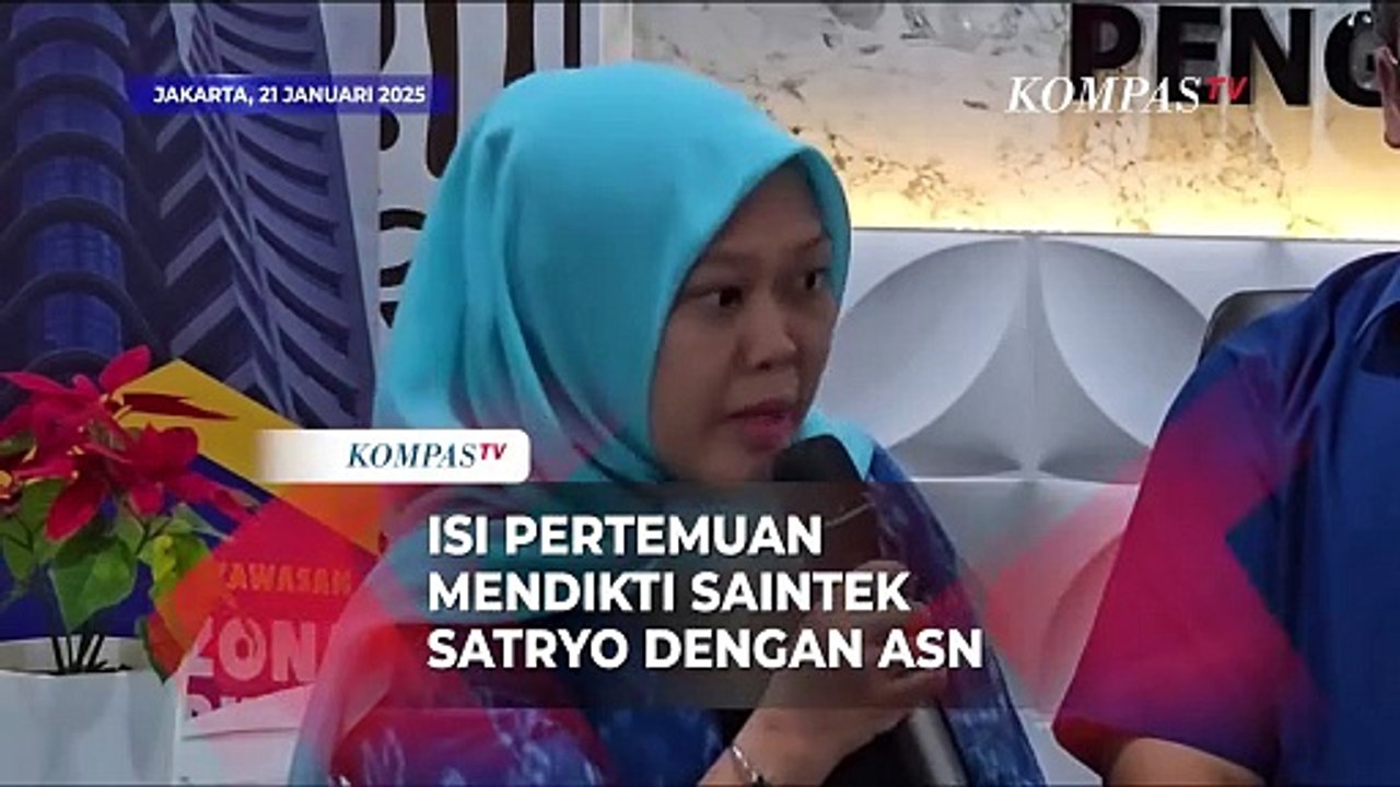 Neni Herlina Beberkan Isi Pertemuan Mendikti Saintek Satryo dengan Pegawai ASN - Video Dailymotion