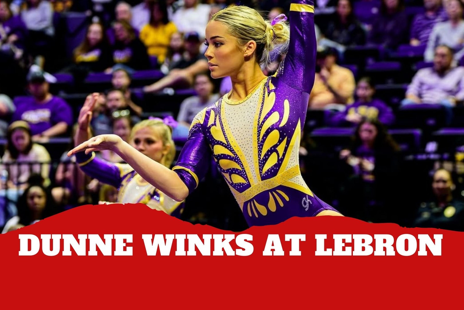 Olivia Dunne winks at LeBron during routine in nod to the King - MARCA ...