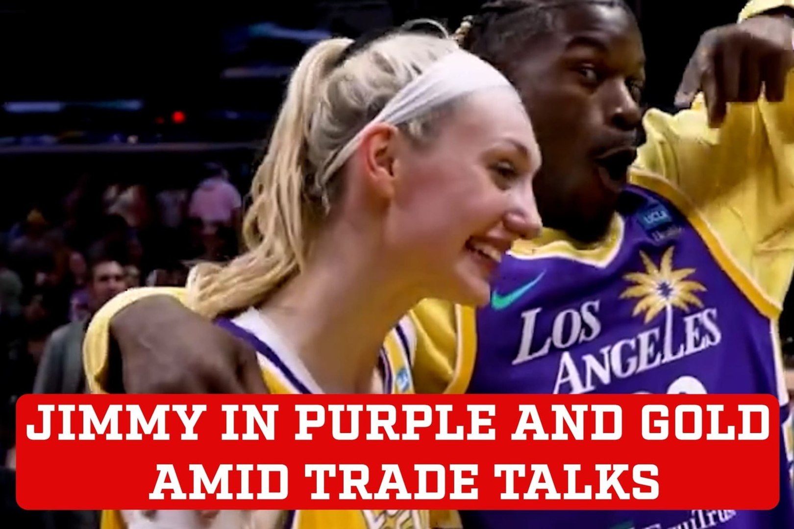 Jimmy Butler gives glimpse of himself in purple and gold - MARCA TV English