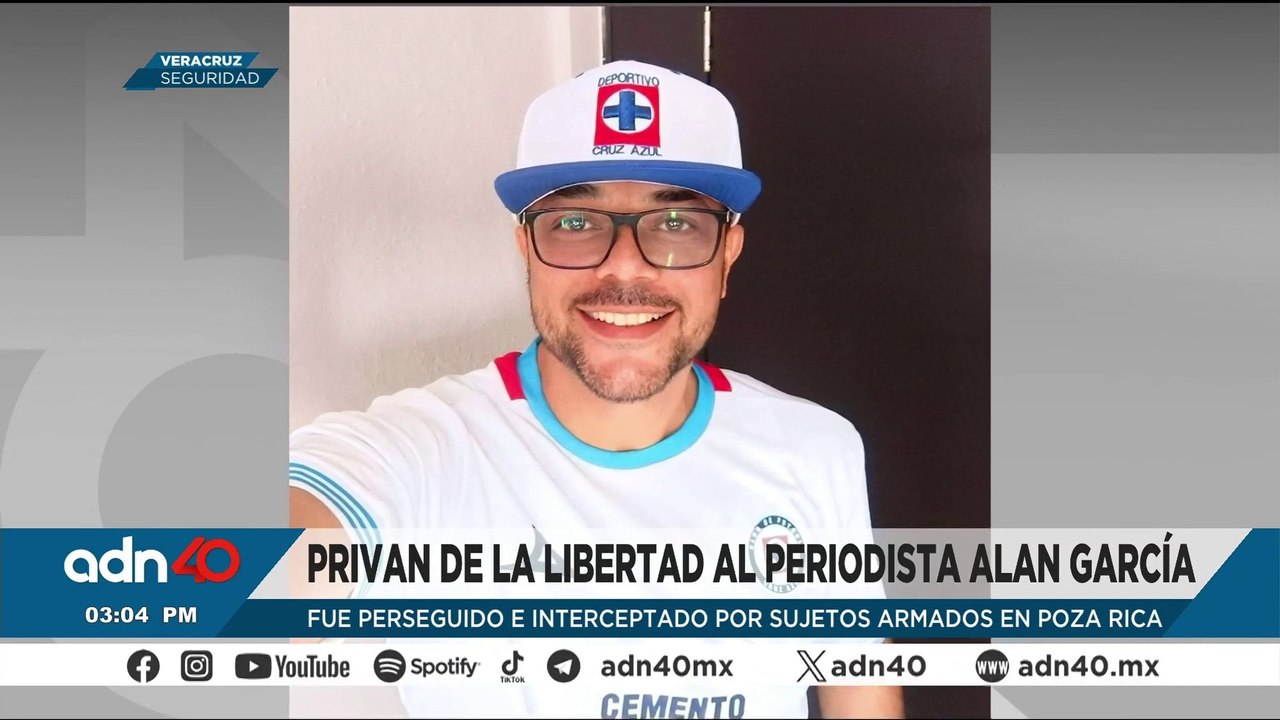 Secuestran a periodista Alan García en Poza Rica, Veracruz - Vídeo ...