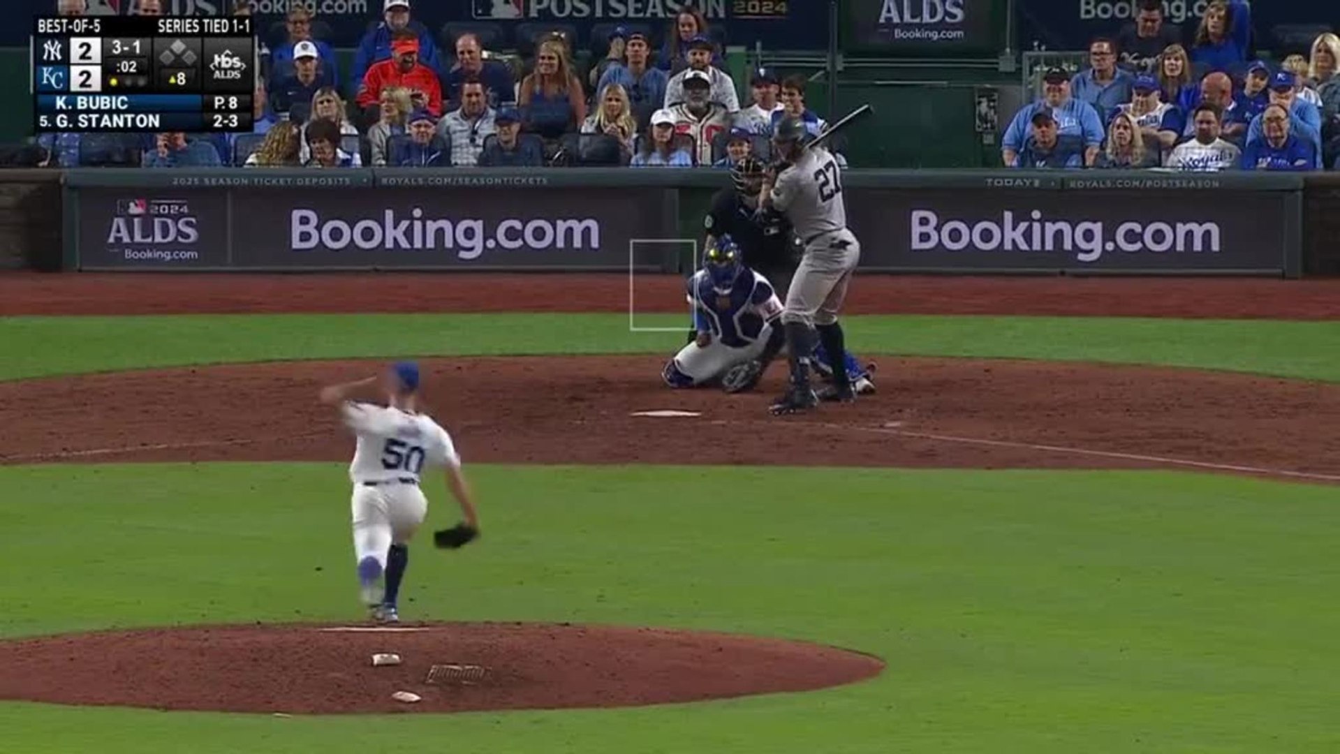Giancarlo Stanton's home run that put Yankees ahead of Royals - MARCA ...